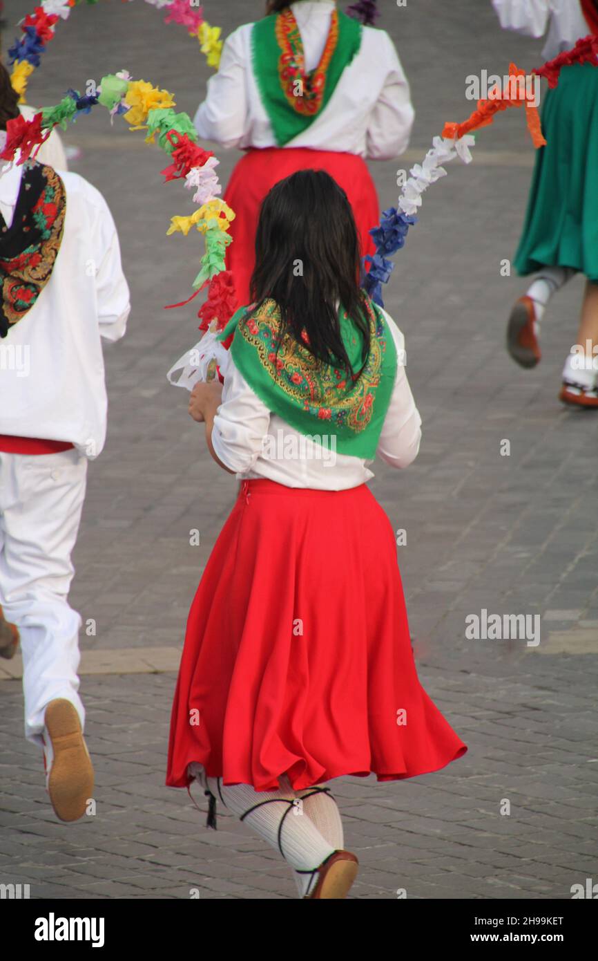 Woman in traditional basque dress hi-res stock photography and images ...