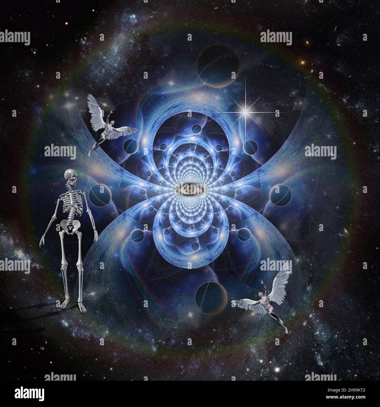 The Eye of God. 3D rendering Stock Photo - Alamy