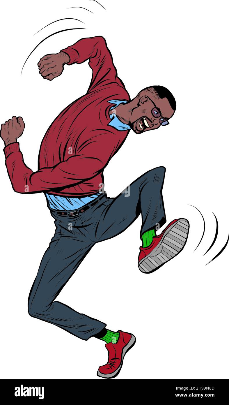 Cartoon dancing man hi-res stock photography and images - Alamy