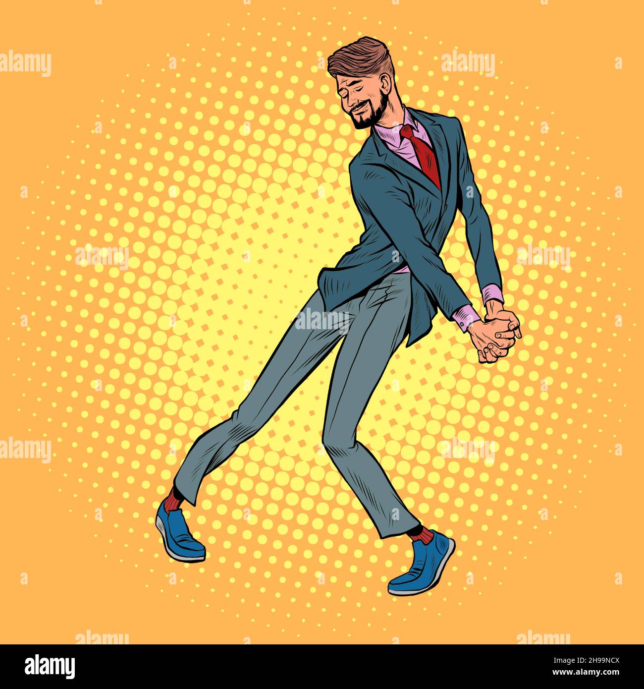 Male dance club Stock Vector Images - Alamy