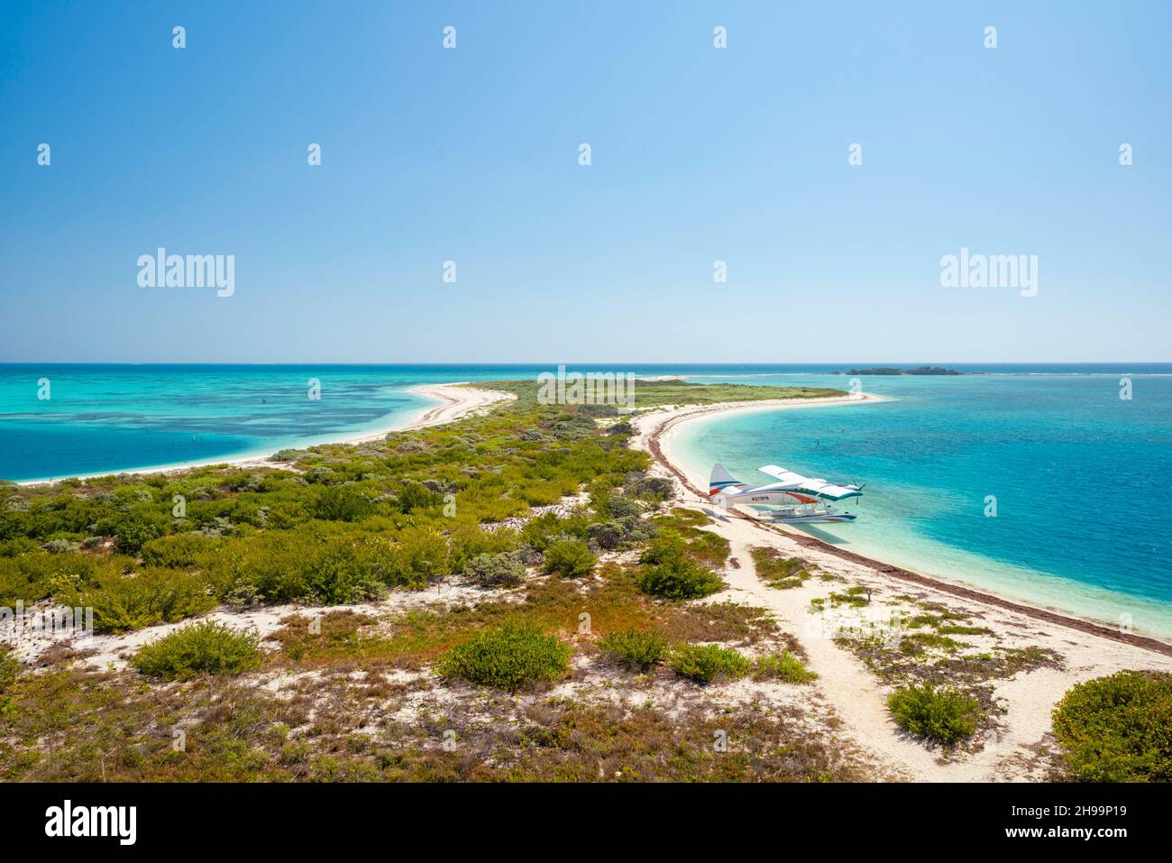 Overlooking Bush Key from Fort Jefferson. Dry Tortugas National Park ...