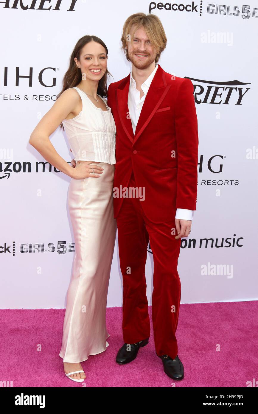 LOS ANGELES - DEC 4: Claudia Sulewski, Finneas O'Connell at the Variety ...