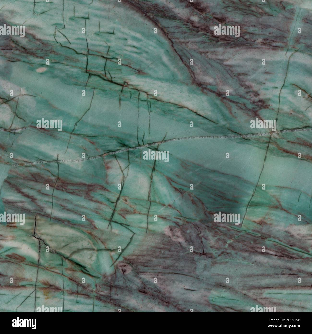 Granural quartzite texture with turquoise tone. Seamless square ...