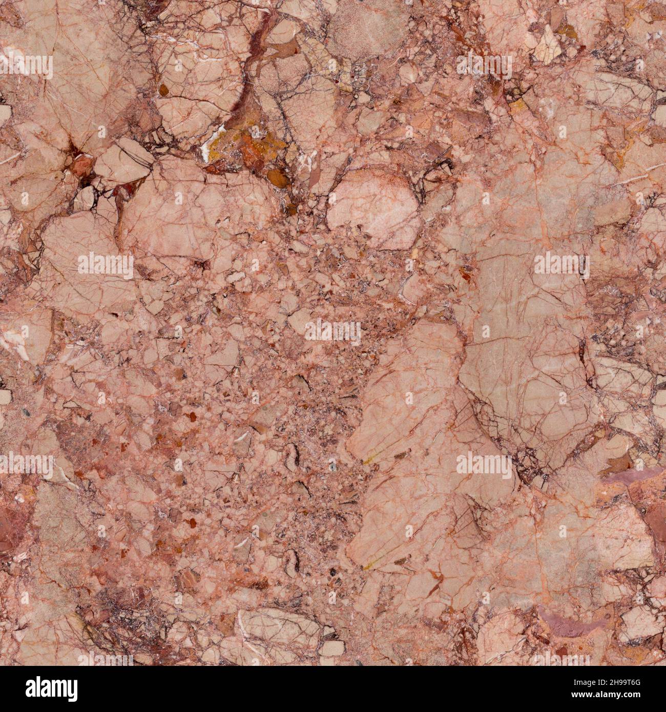 Soft pink marble texture with contrast cracks. Seamless square ...