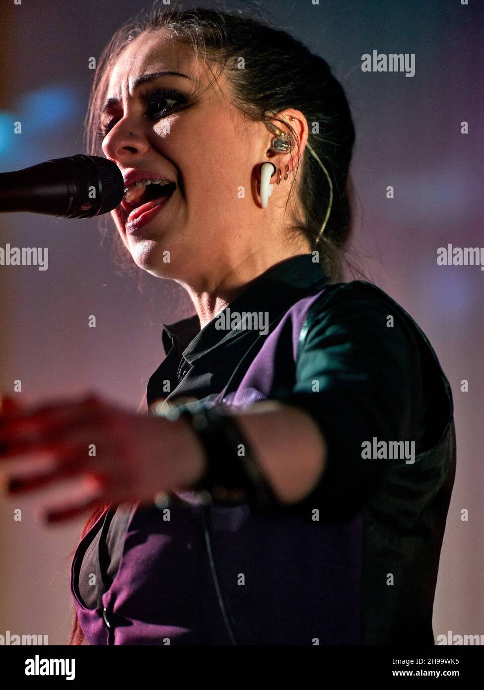 Daria Pavlovich performs during the December Tardigrade Inferno concert ...