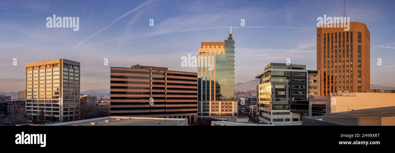 Boise idaho evening skyline hi-res stock photography and images - Alamy
