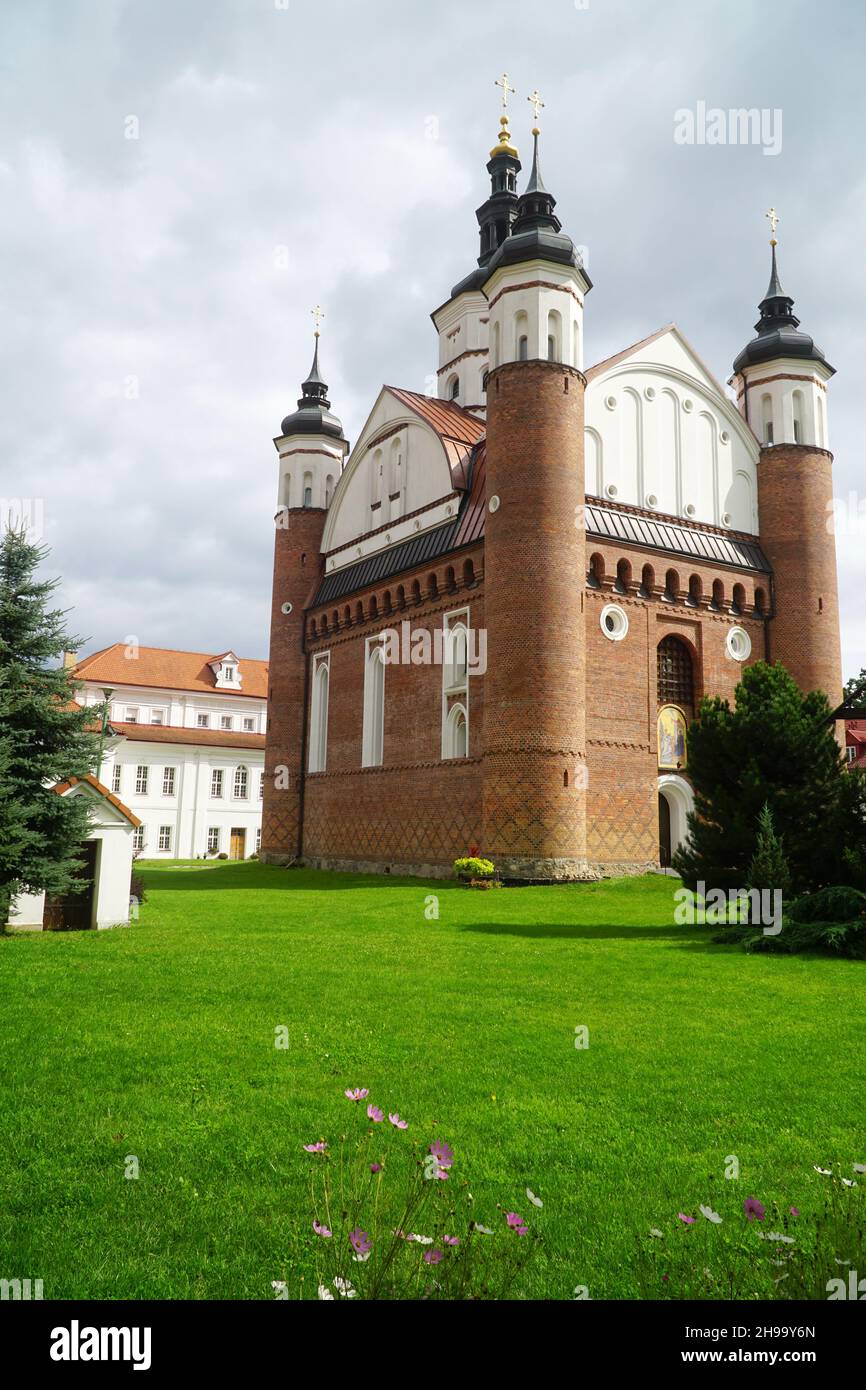 The Monastery of the Annunciation in Suprasl also known as the Suprasl Lavra. Orthodox Defensive ...
