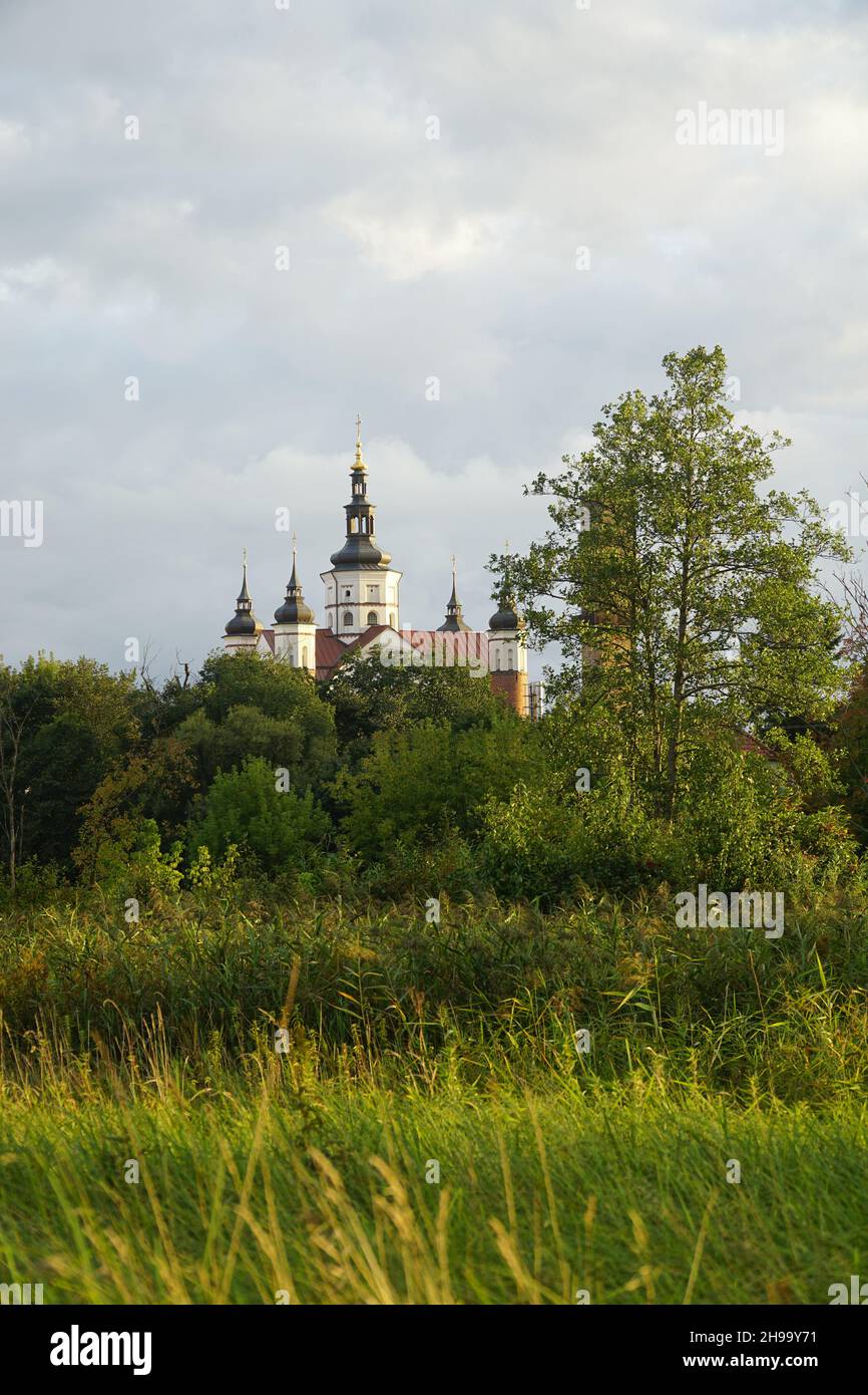 Podlachia landscape with the Monastery of the Annunciation in Suprasl also known as the Suprasl ...