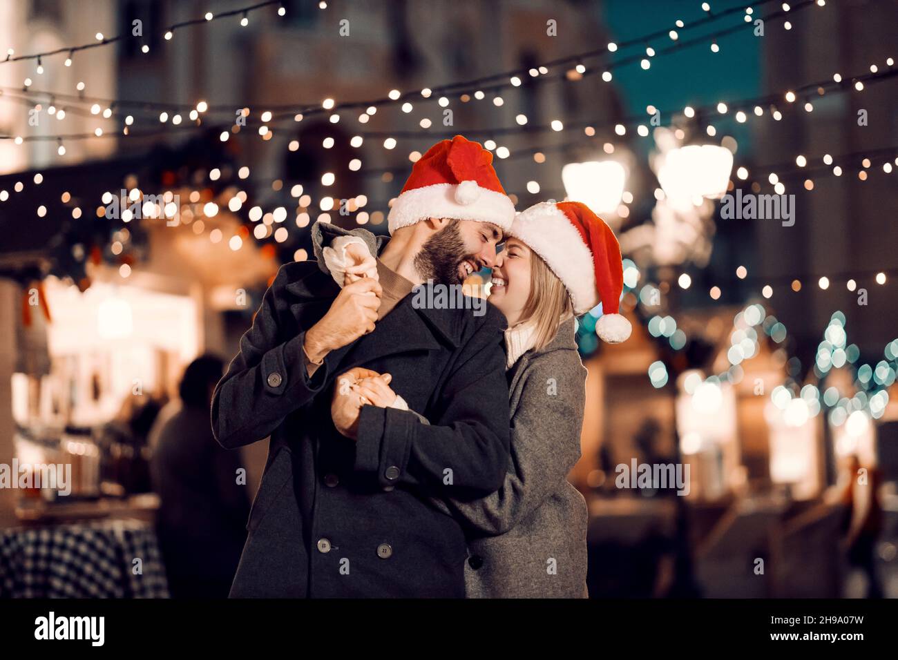 Romantic couple cuddling flirting on hi-res stock photography and ...