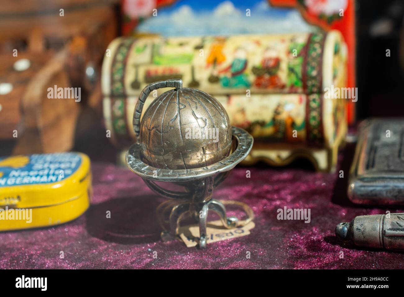 World globe model. Global business and ecology concept Stock Photo - Alamy