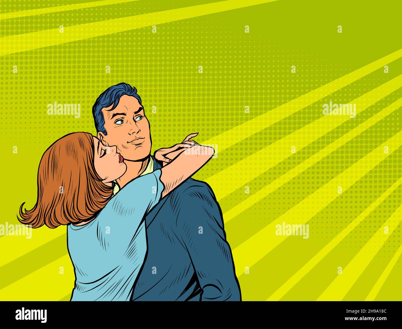 Beautiful Embrace Stock Vector Images Alamy
