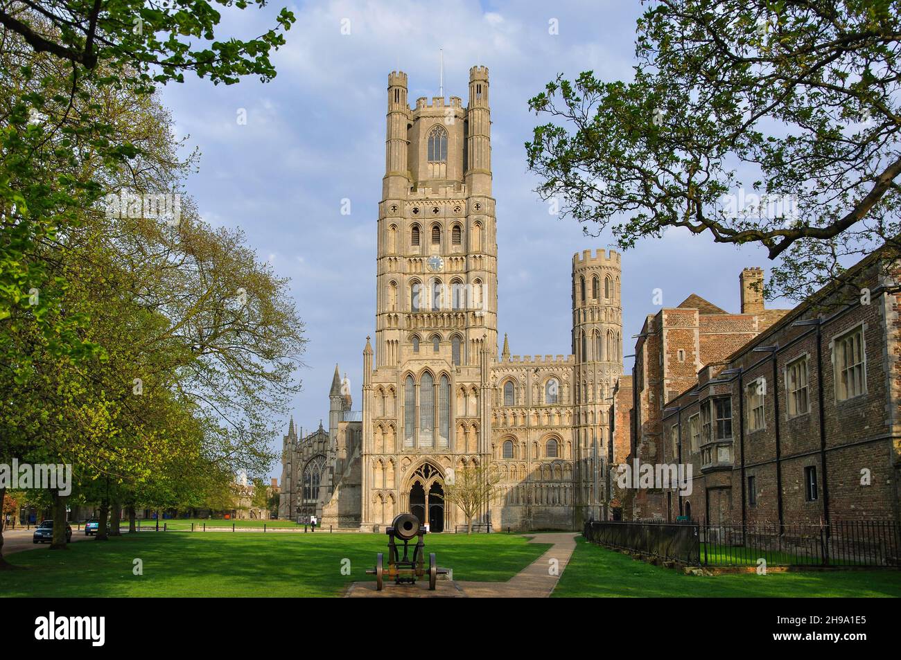 Cathedral church of the holy and undivided trinity of ely hi-res stock ...