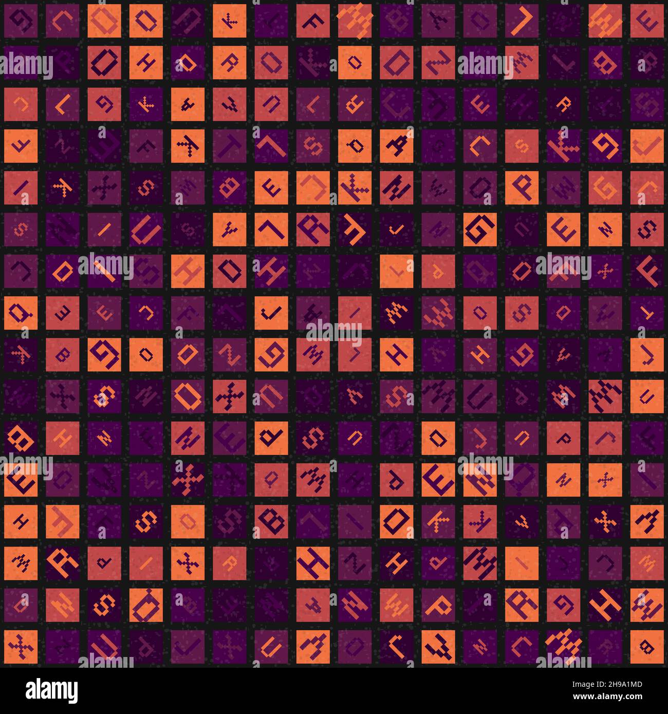 Abstract Geometrical generative computational art illustration Stock ...