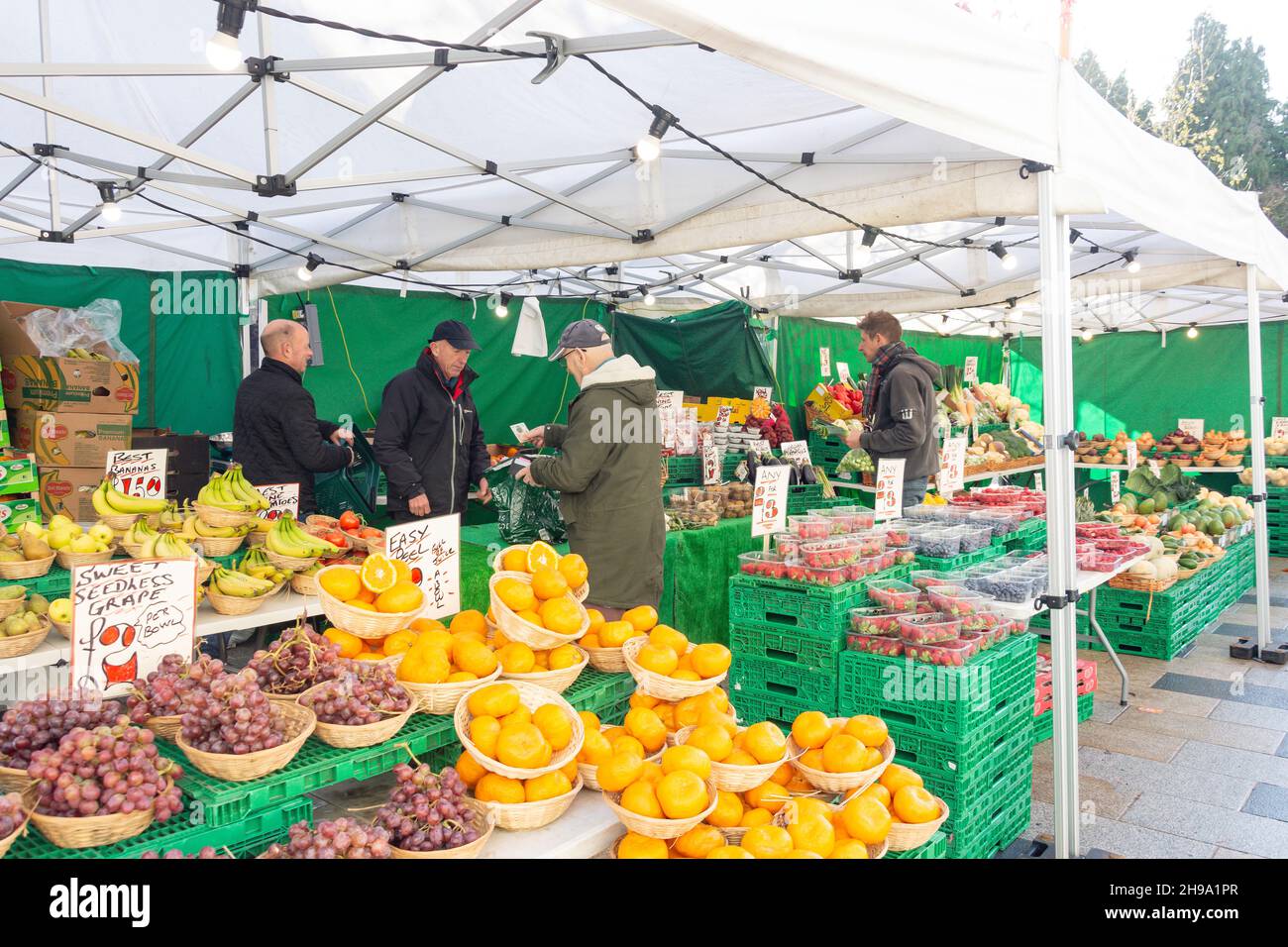Fruit and vegetable market stall, Eagle Lane, The Lexicon Shopping ...
