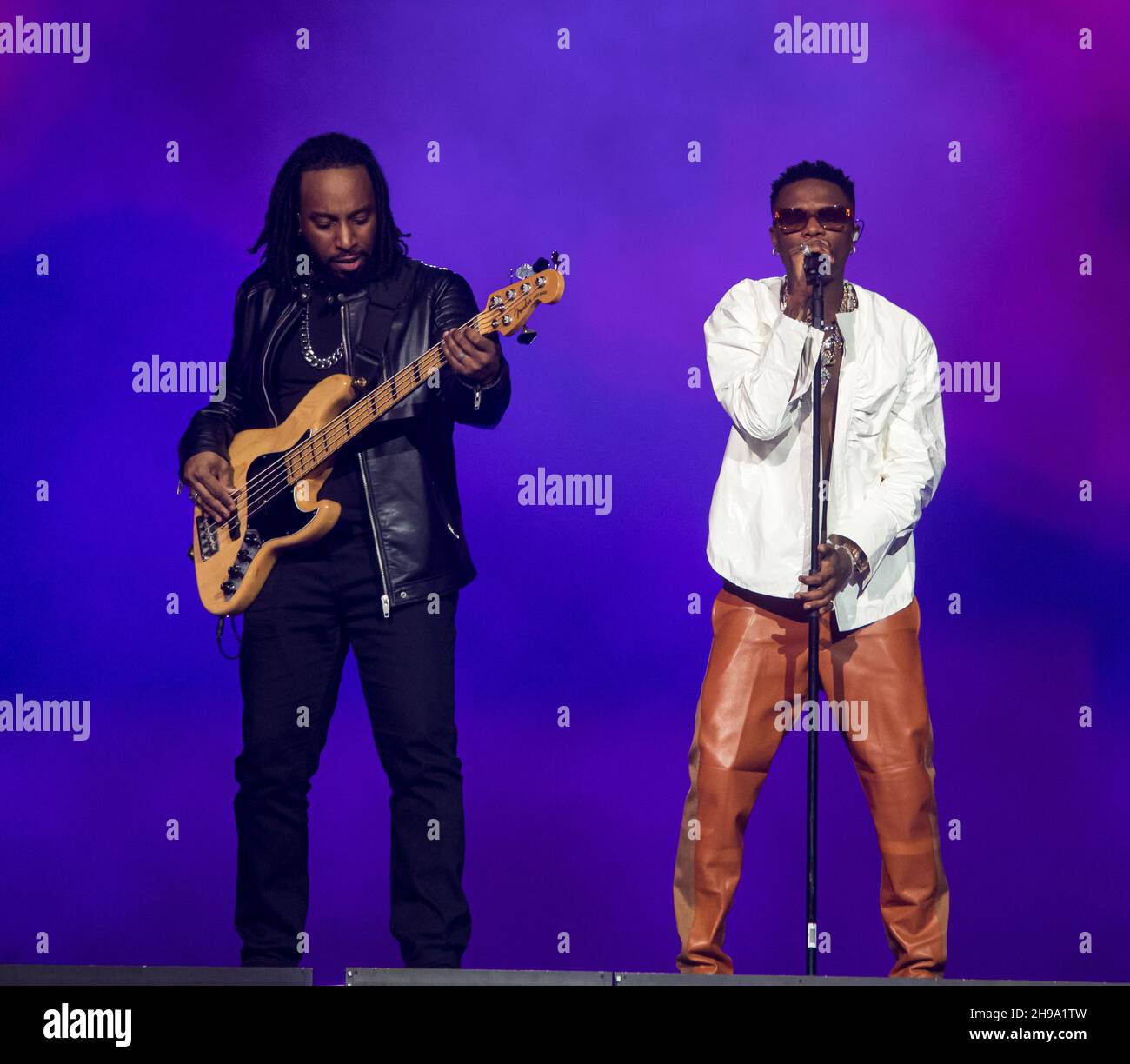 London, UK. 1st December 2021. Wizkid performs at The O2 Arena on Day3 ...