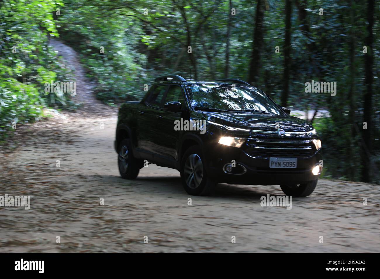 salvador, bahia, brazil - december 26, 2016: details of Fiat Toro ...