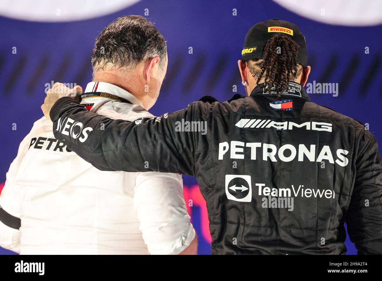 Jeddah, Saudi Arabia, 05/12/2021, Race winner Lewis Hamilton (GBR ...