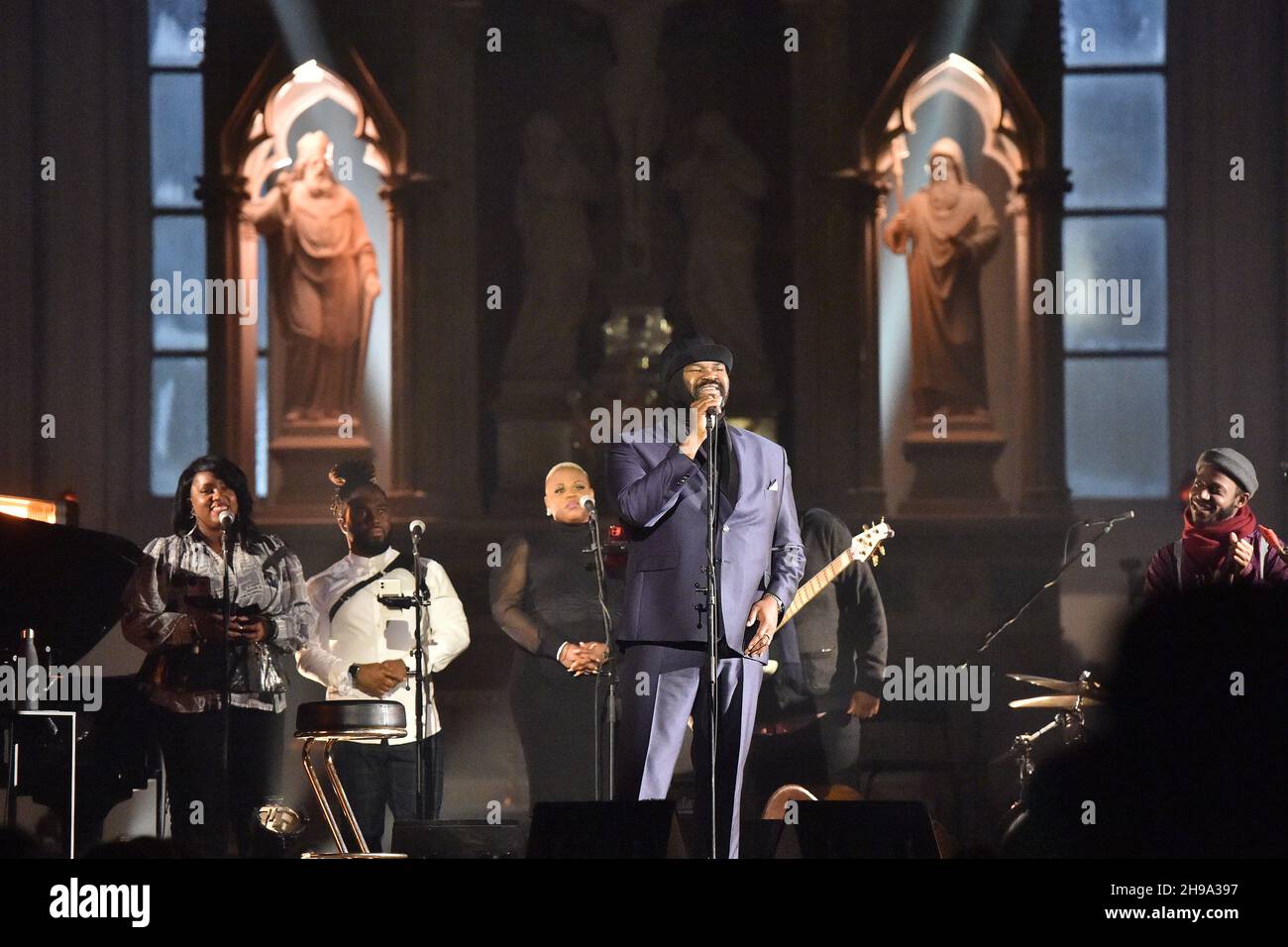 Brno, Czech Republic. 04th Dec, 2021. US jazz singer Gregory Porter ...