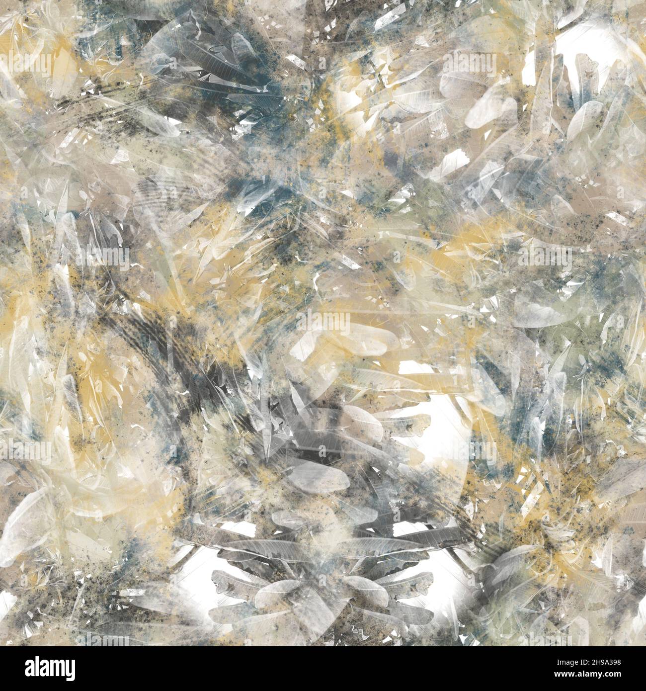 Seamless neutral and white grungy classic abstract surface pattern ...