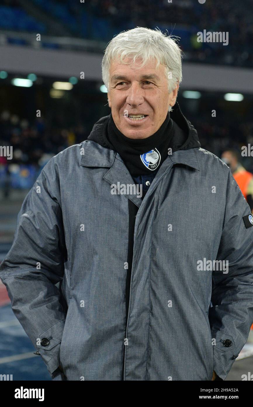 Gian Piero Gasperini coach of Atalanta the Serie A between SSC Napoli ...