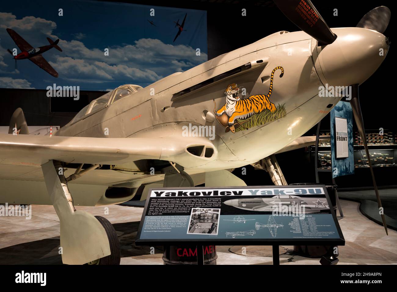 Yakovlev Yak-9U at Museum of Flight, Seattle, Washington State, USA ...