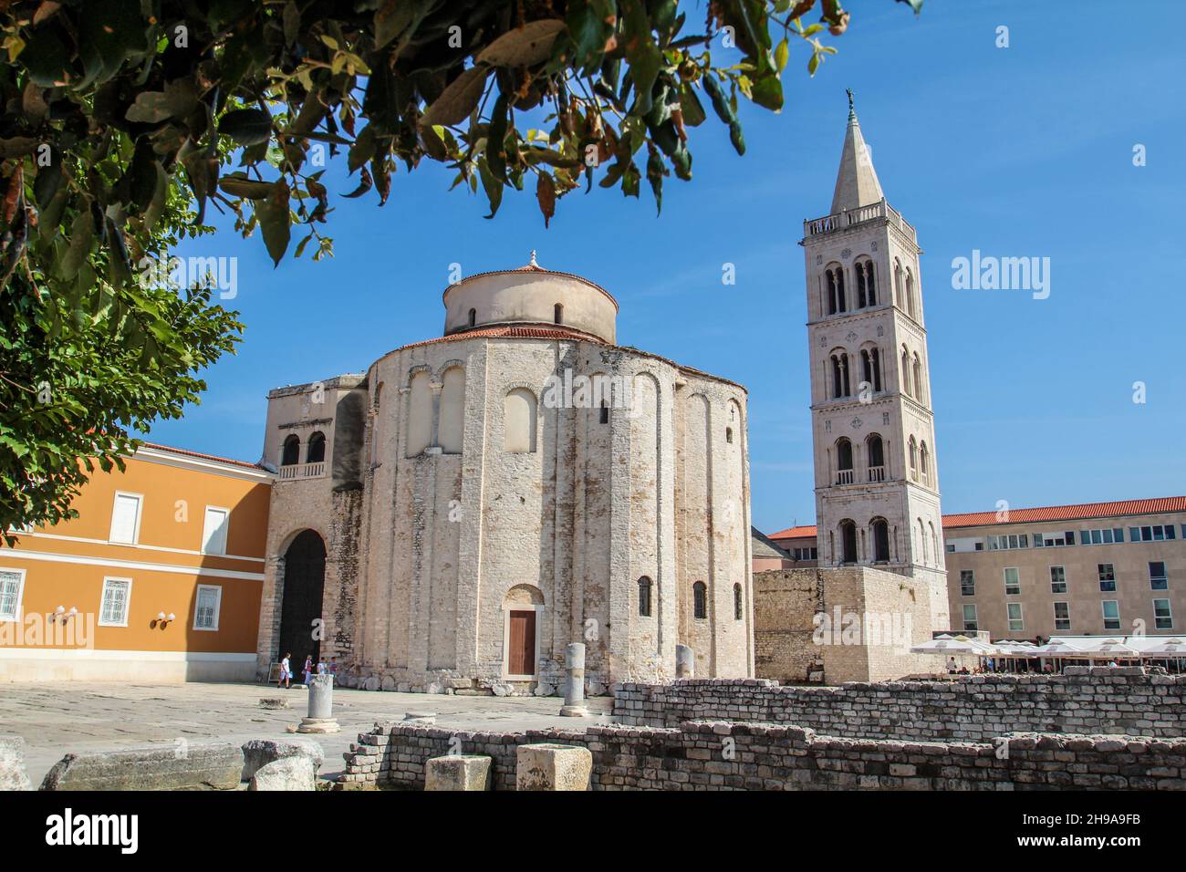 Ancient basilica Saint Donatus at the Roman forum in Zadar, Croatia ...