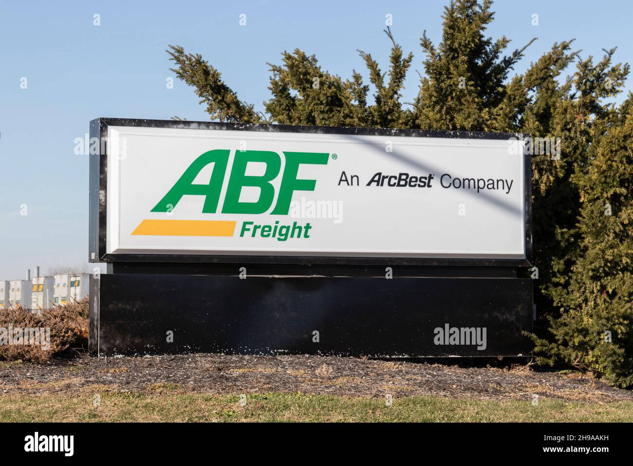 West Chester - Circa December 2021: ABF Freight location. ABF Freight ...