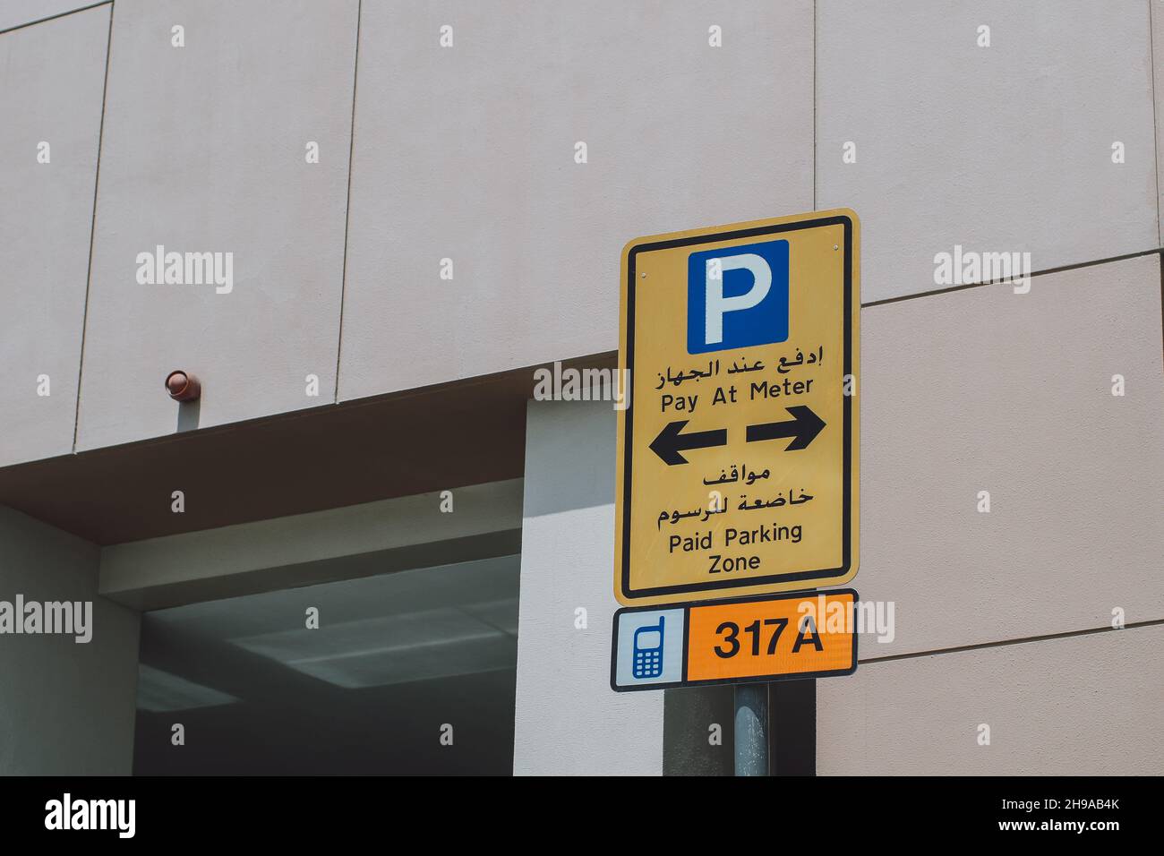 Street information public metal direction signage board for parking ...