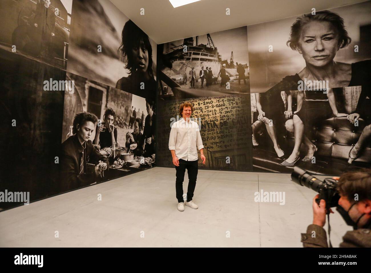 Benjamin Lindbergh, Director of the Peter Lindbergh Foundation, poses ...