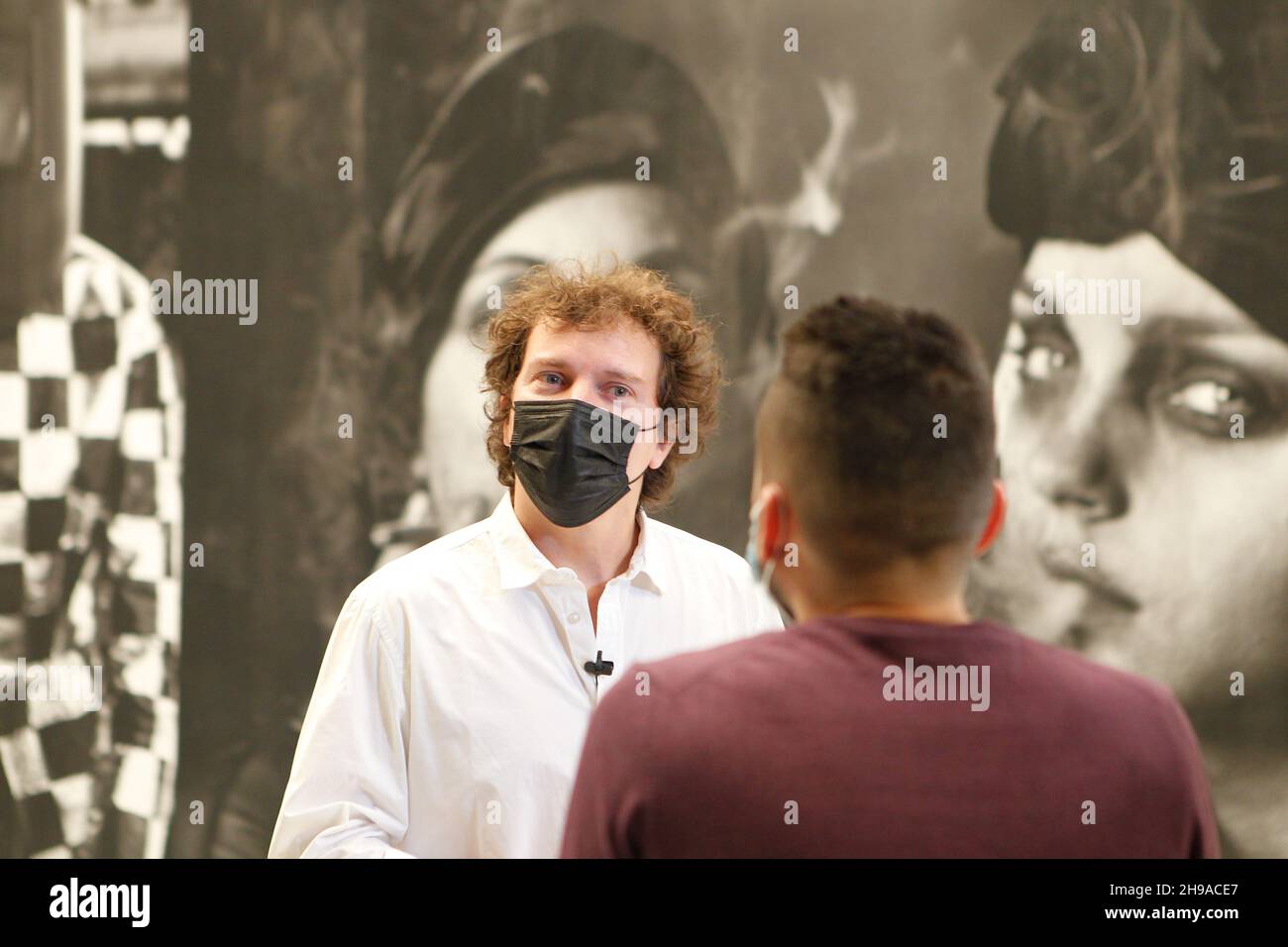 Benjamin Lindbergh, Director of the Peter Lindbergh Foundation, poses ...