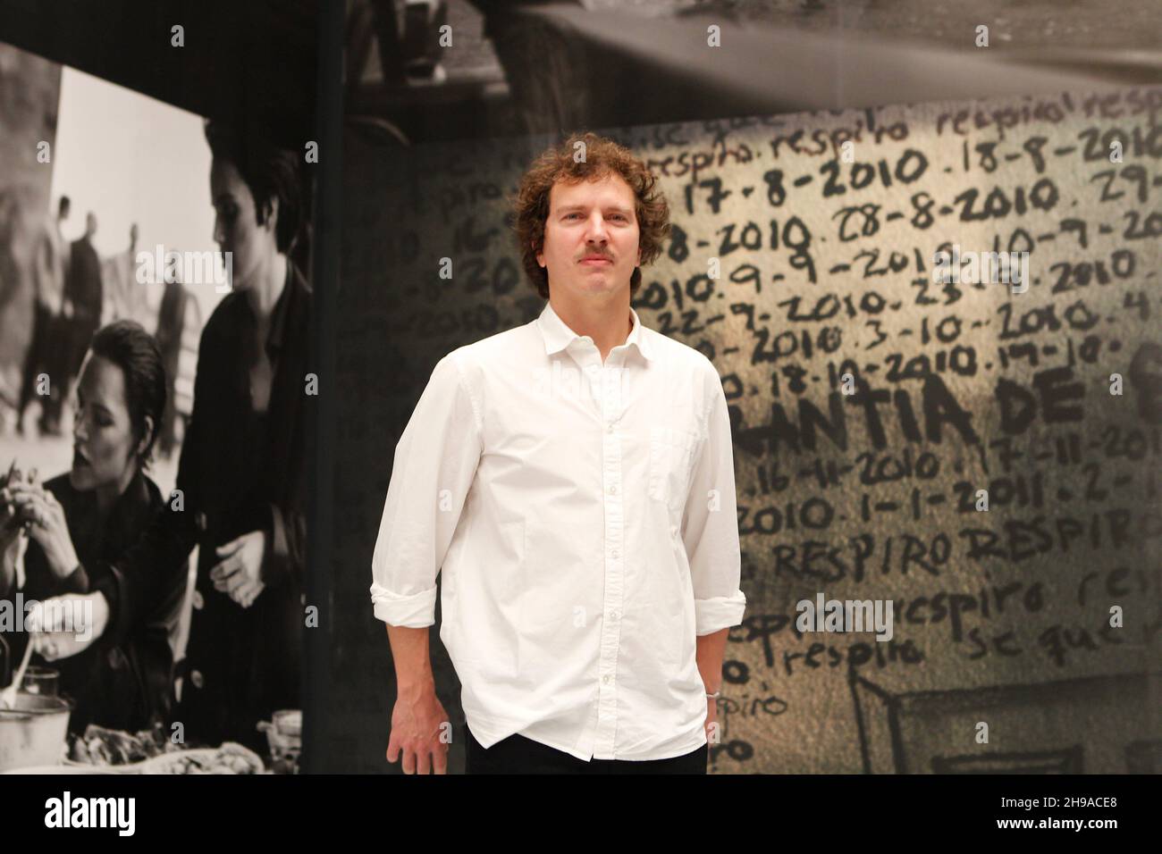 Benjamin Lindbergh, Director of the Peter Lindbergh Foundation, poses ...