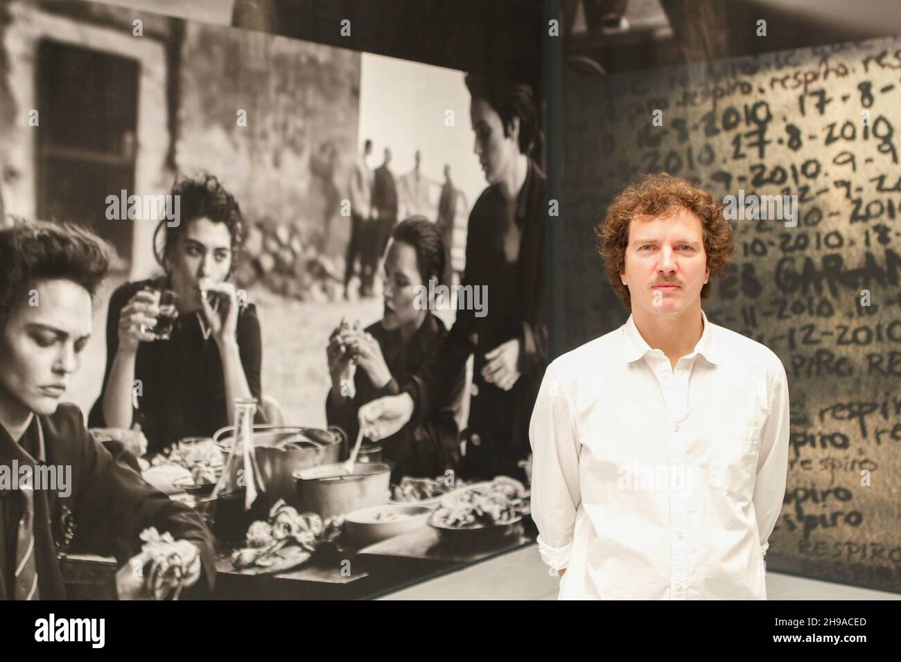Benjamin Lindbergh, Director of the Peter Lindbergh Foundation, poses ...