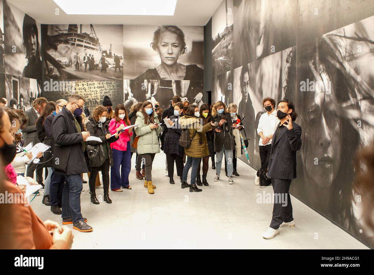 Benjamin Lindbergh, Director of the Peter Lindbergh Foundation, poses ...