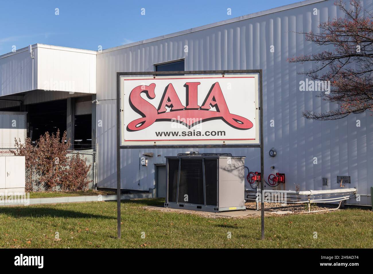 West Chester - Circa December 2021: Saia LTL Freight Cincinnati ...