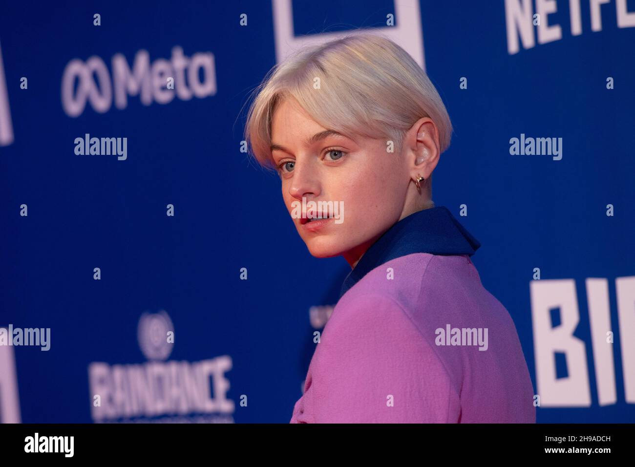 London, UK. 5 December 2021. Emma Corrin arriving at the 24th British ...