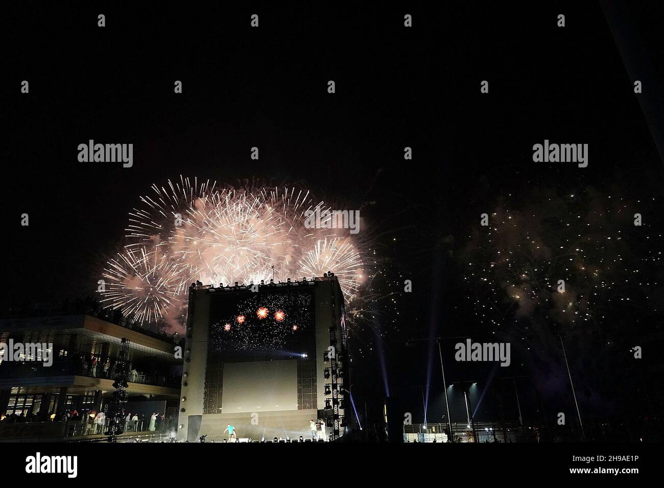 Corniche fireworks hi-res stock photography and images - Alamy