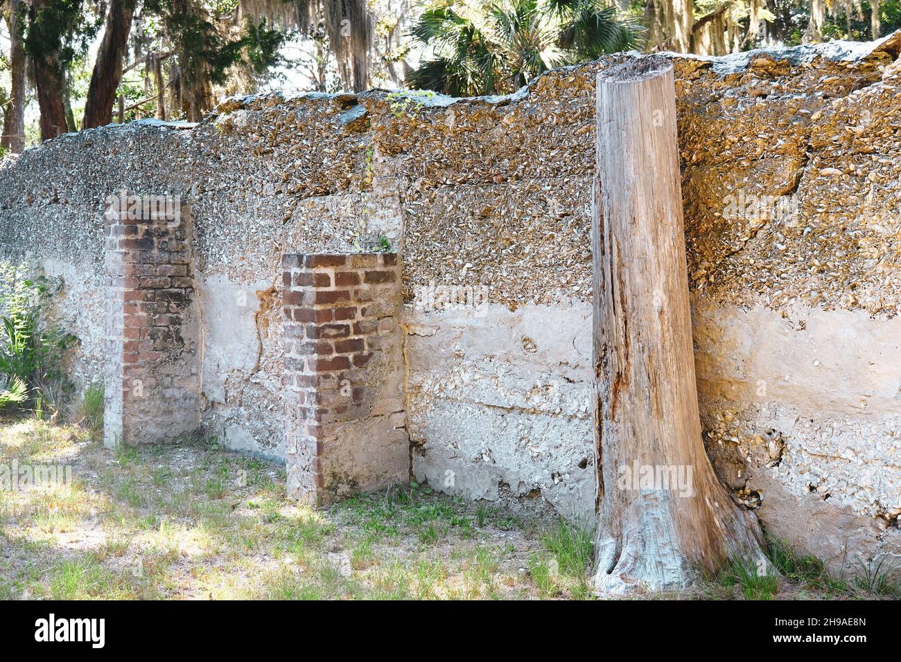 Old Tabby Wall on Plantation Stock Photo - Alamy