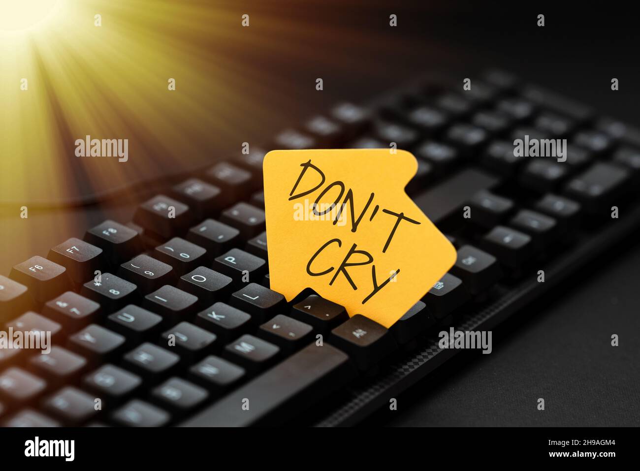 Writing displaying text Don T Cry. Internet Concept Shed tears ...