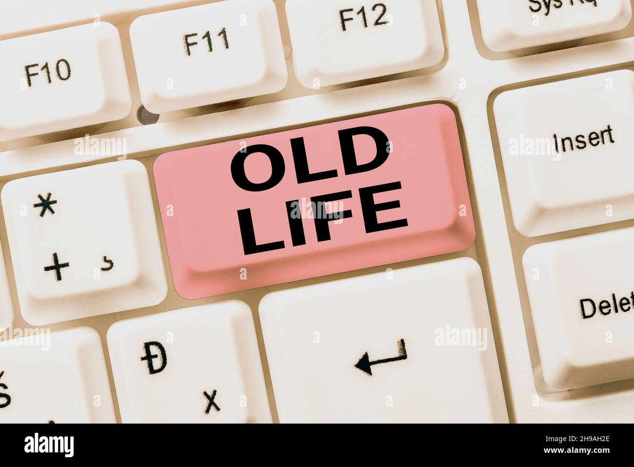 Text caption presenting Old Life. Word Written on the way I was in the ...