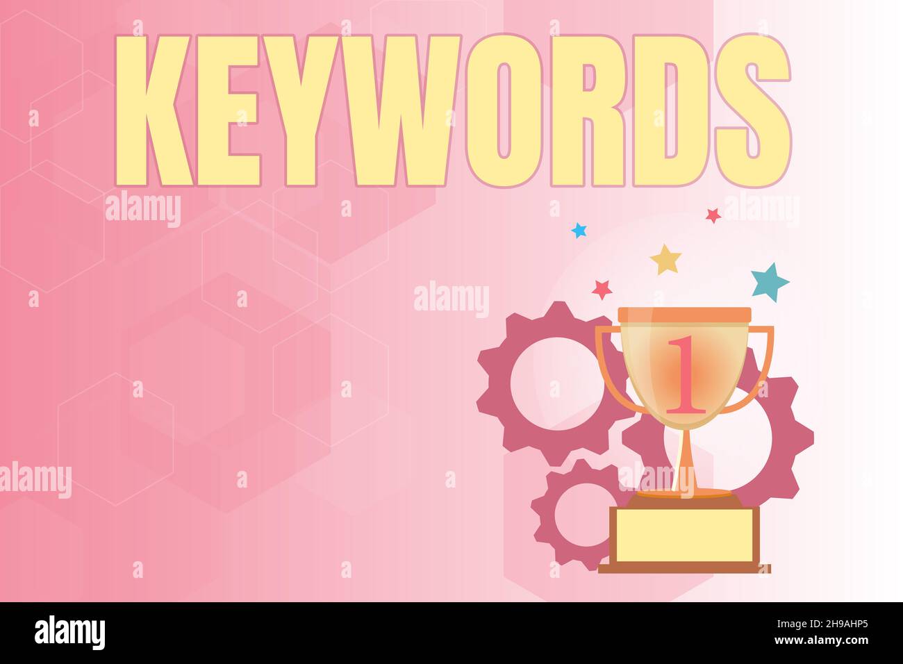 Conceptual display Keywords. Business showcase word which acts as the ...