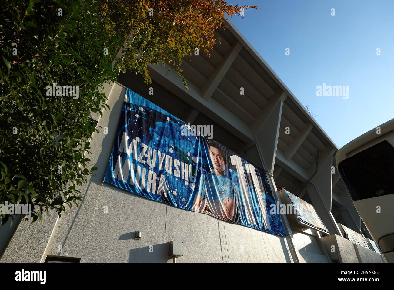 Kanagawa, Japan. 4th Dec, 2021. General view Football/Soccer : 2021 J1 League match between ...