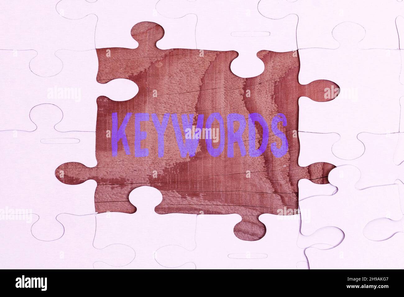 Conceptual display Keywords. Word Written on word which acts as the key ...