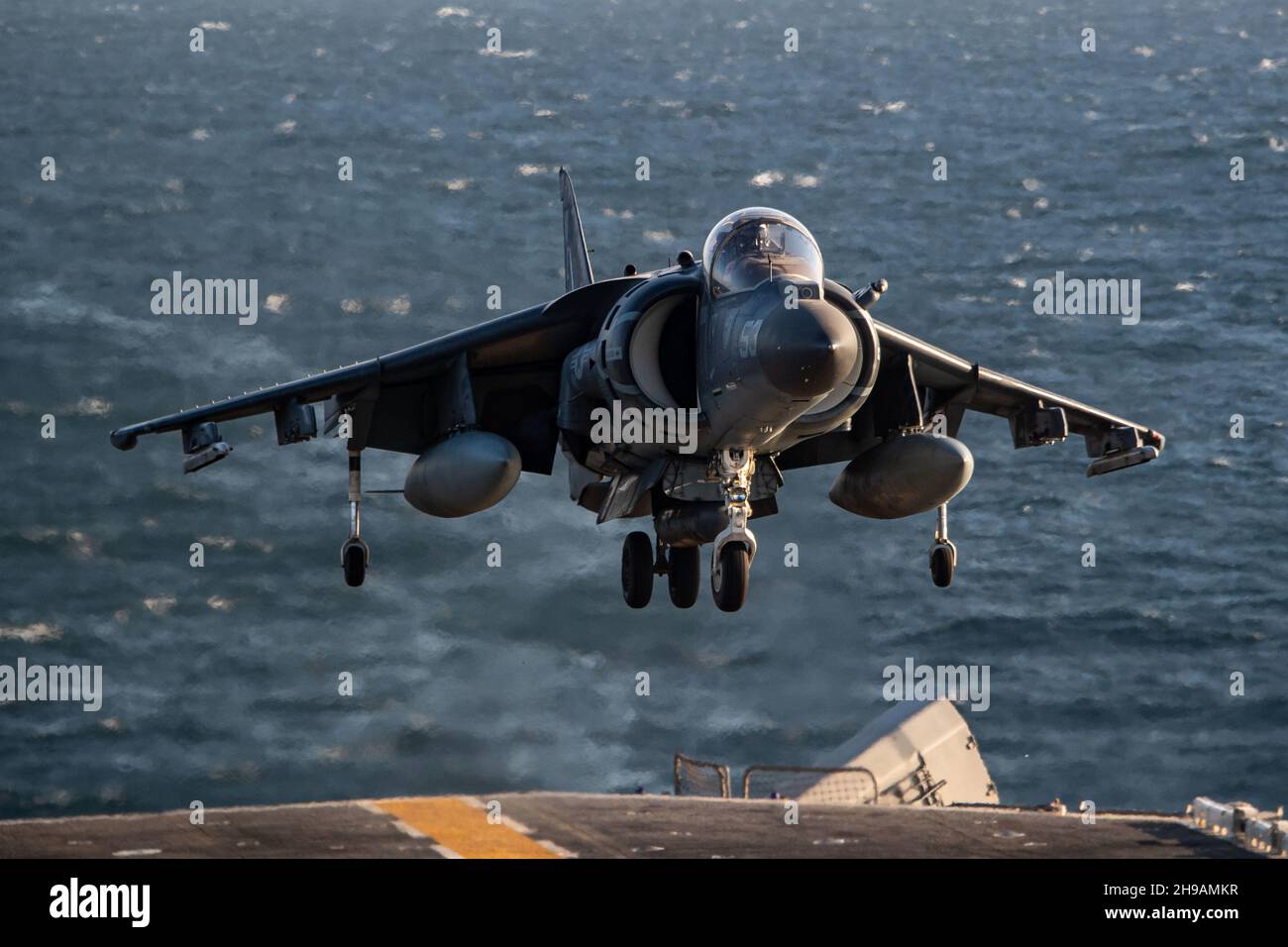 ARABIAN GULF (Dec. 4, 2021) AV-8B Harrier, attached to Marine Attack ...