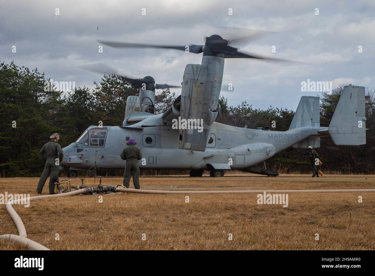 U.S. Marines with Marine Medium Tiltrotor Squadron 262 (VMM-262) and ...