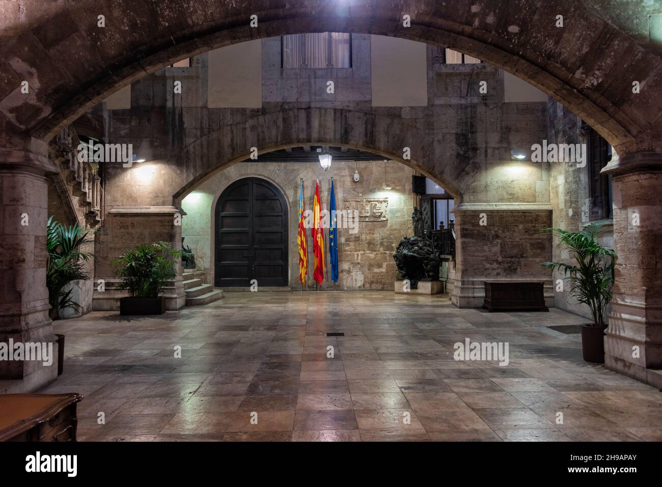 A Government Building Valencia Spain Stock Photo Alamy