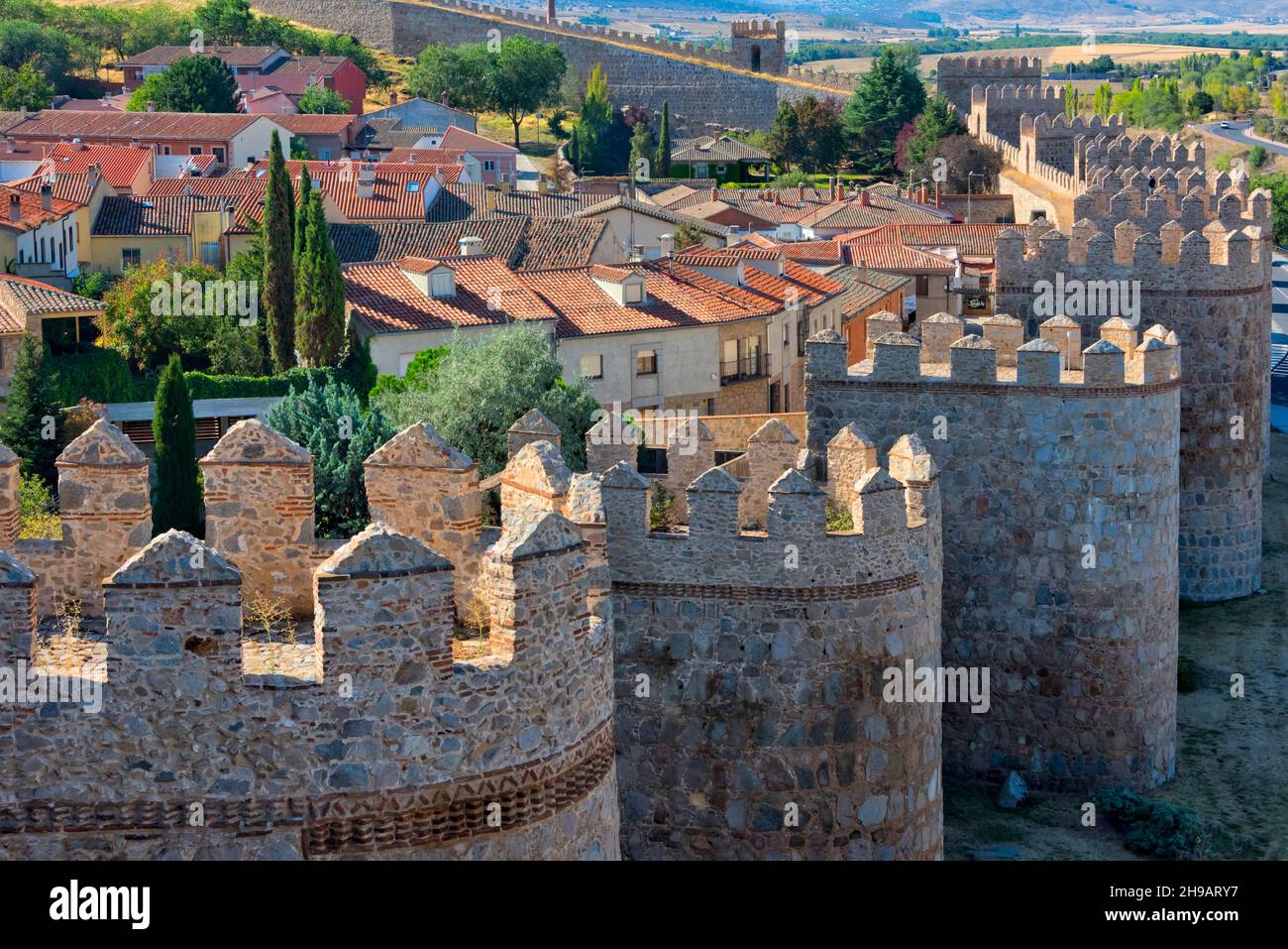 Medieval town walls of Avila (UNESCO World Heritage site), Avila ...