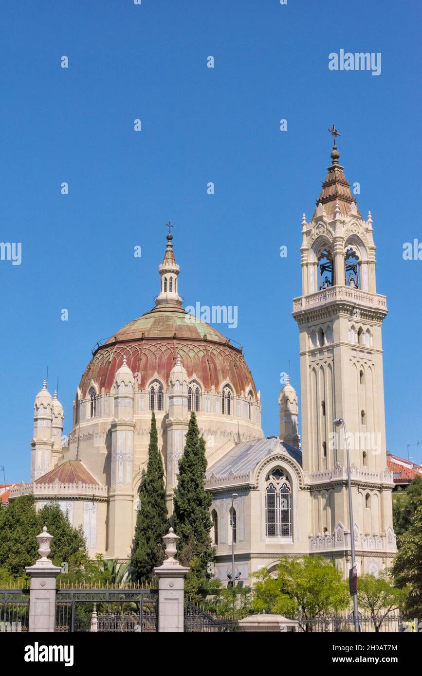 Parish Church of San Manuel San Benito, Madrid, Spain Stock Photo - Alamy