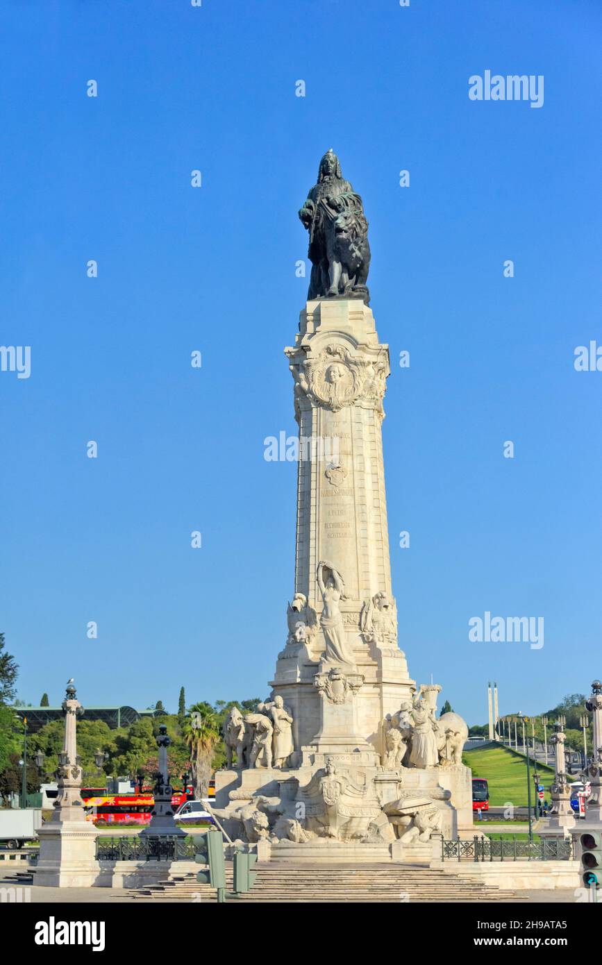 Monument of Marques de Pombal, Lisbon, Portugal Stock Photo - Alamy