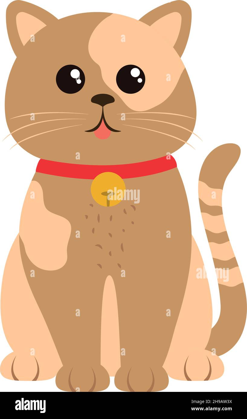 pet cute cat Stock Vector Image & Art - Alamy