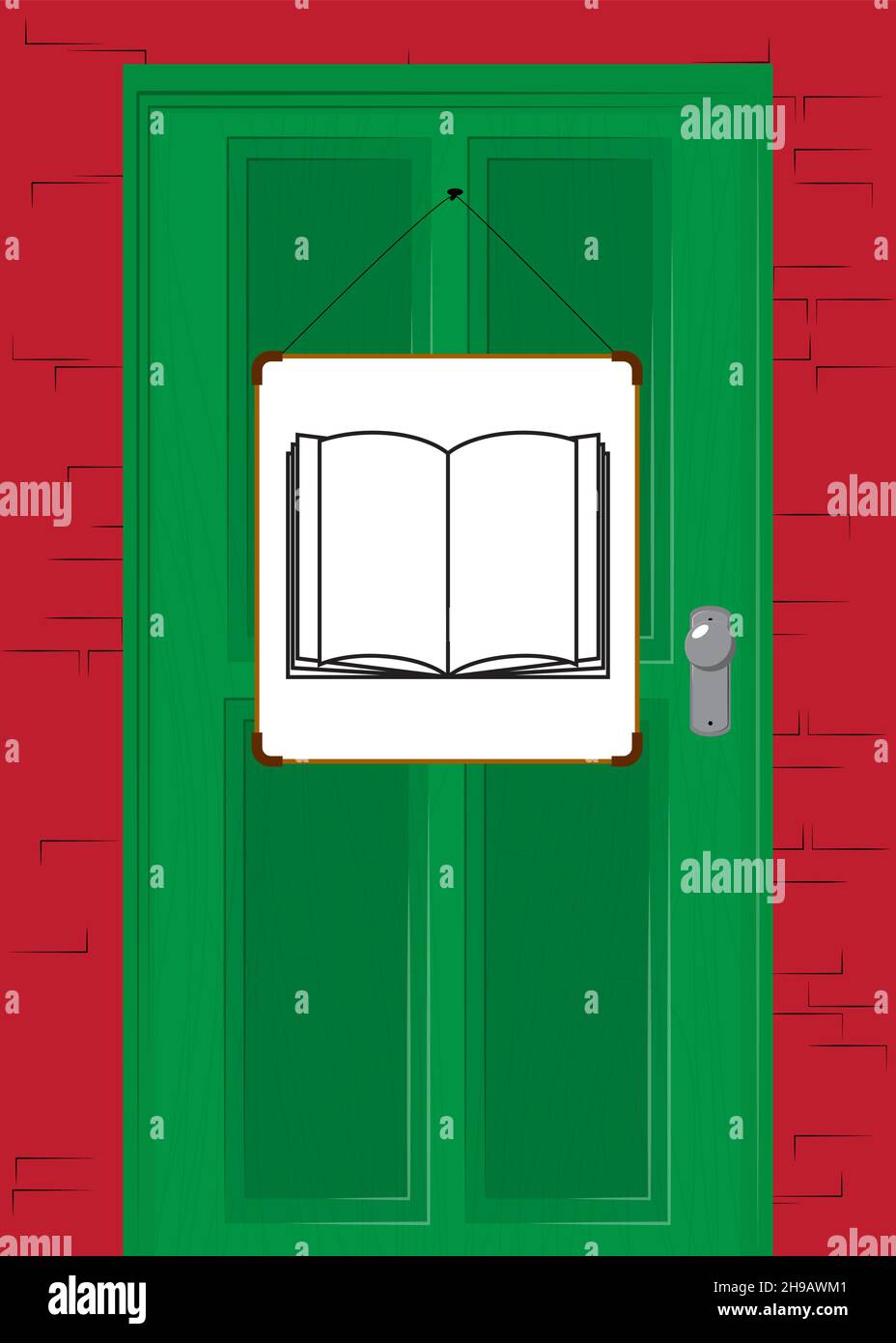 Book store window Stock Vector Images - Alamy